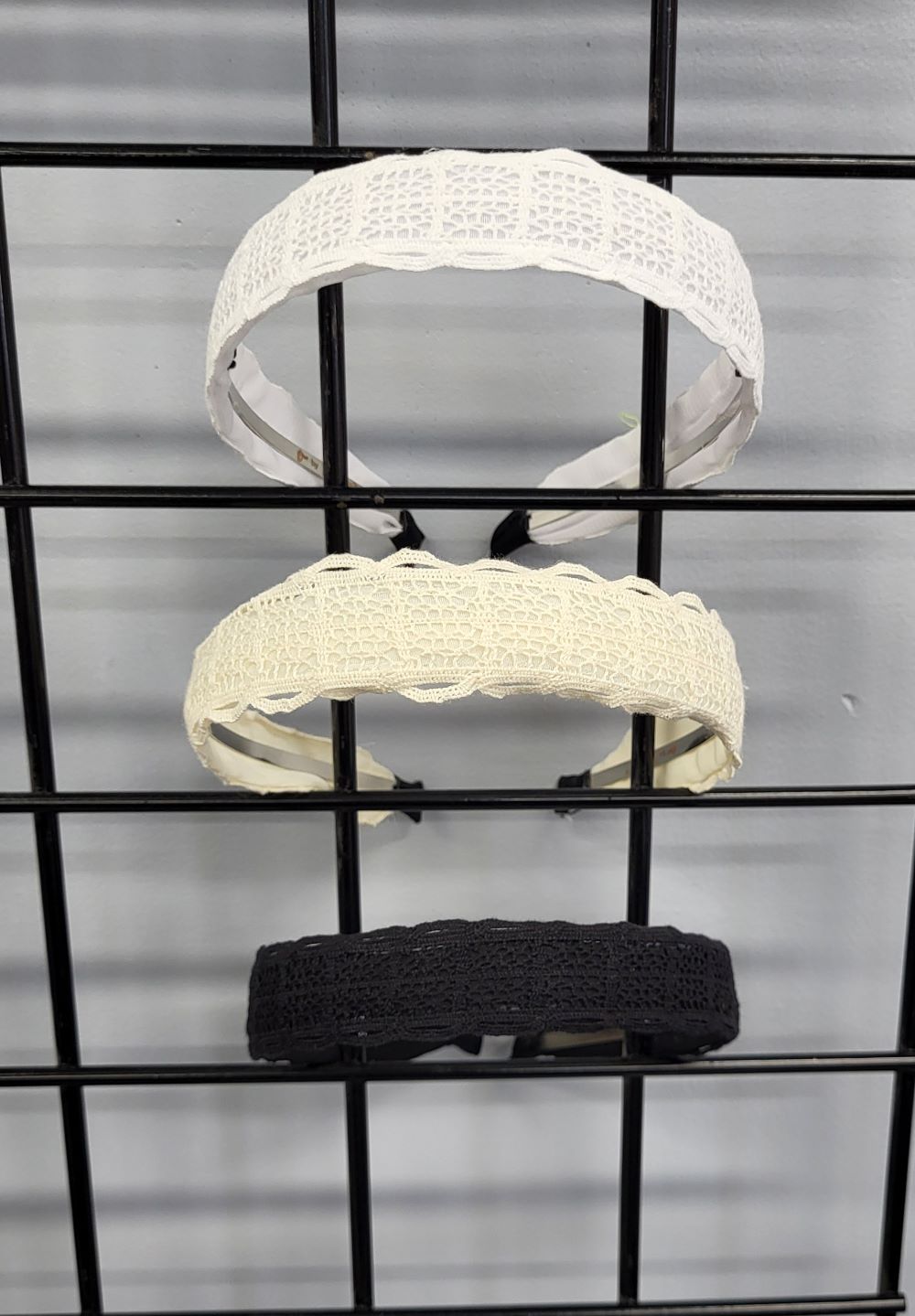 Scalloped Mesh Headband – B'Dazzle