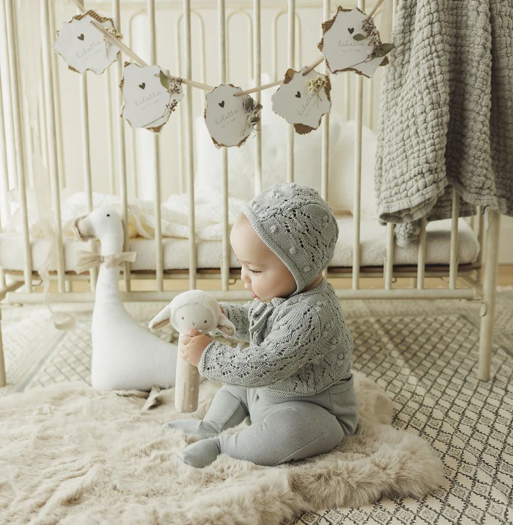 LILETTE Popcorn Weave Cardigan Set – B'Dazzle