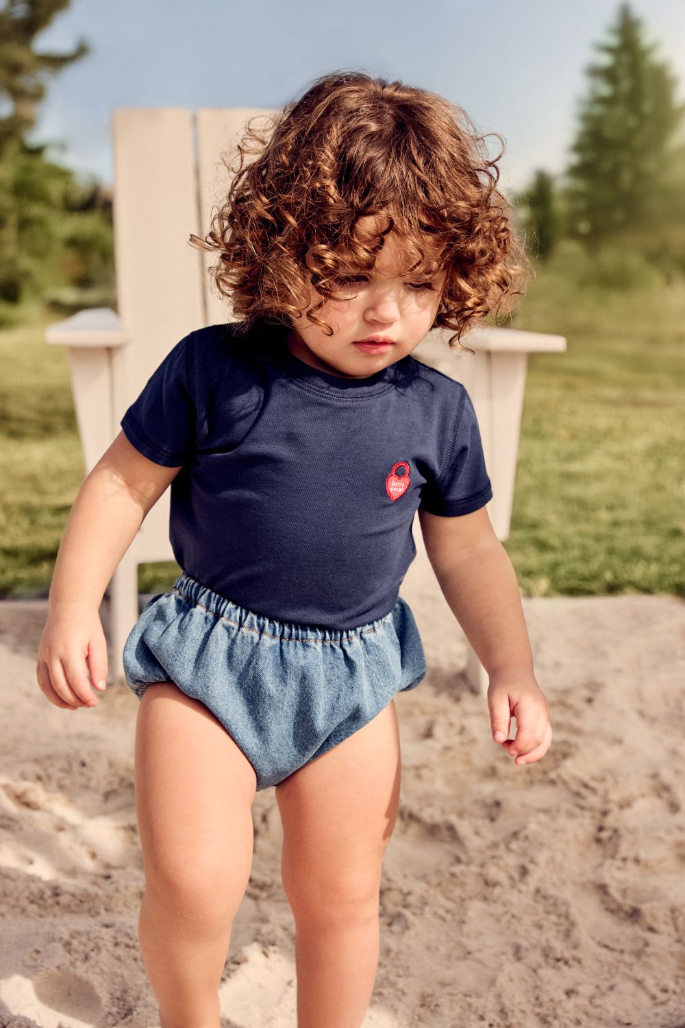 PARNI Short Sleeve Heart Logo Tee – B'Dazzle