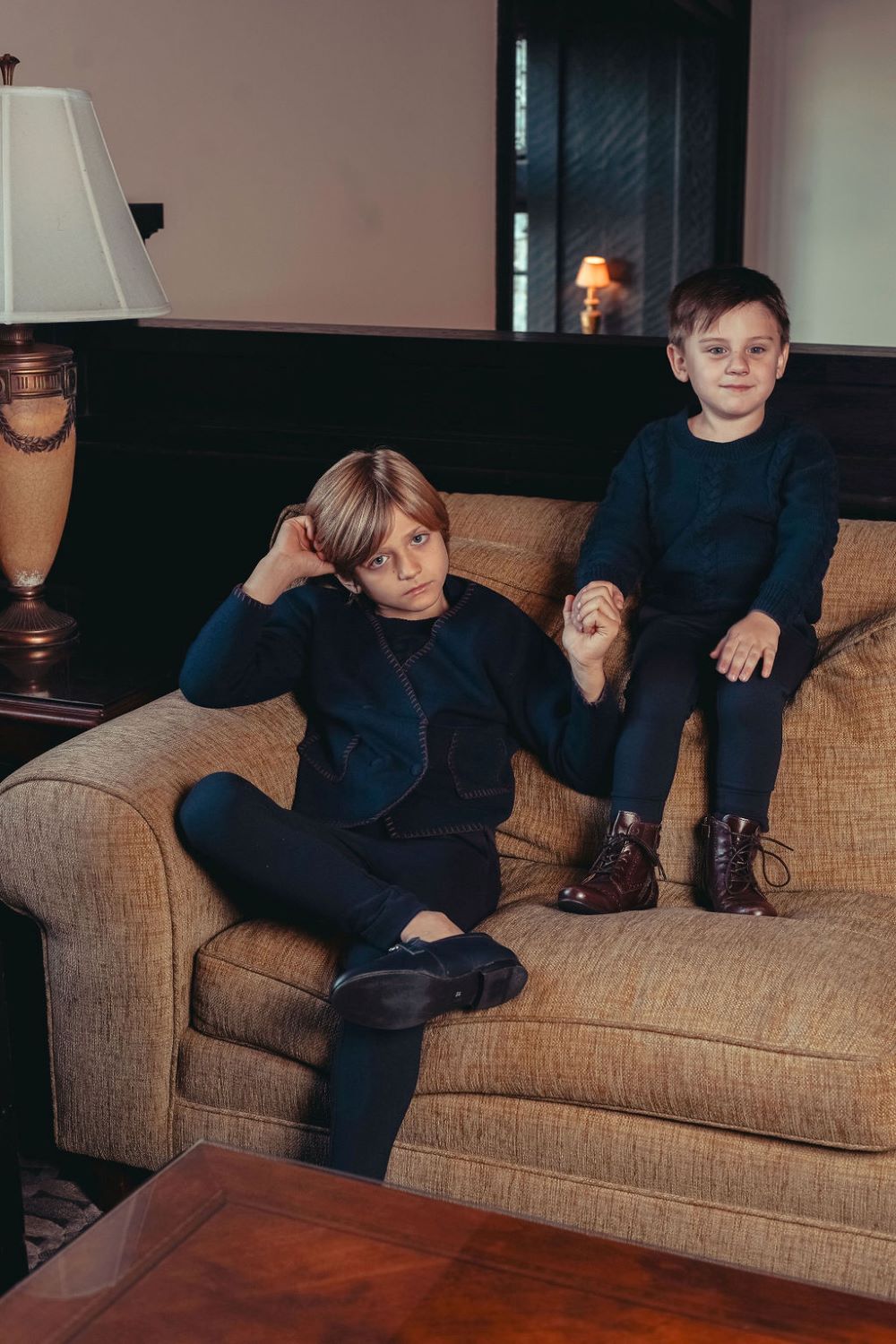 COCO BLANC Cable Crew Sweater – B'Dazzle