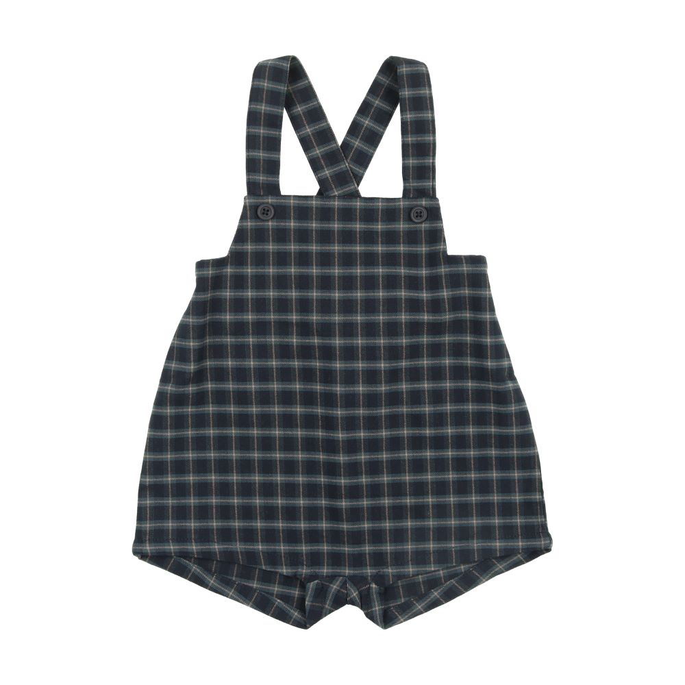 KIN & KIN Plaid Overall – B'Dazzle